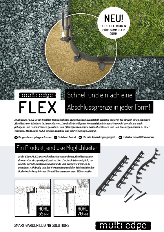 Multi-Edge | Informationen über den Aufbau der Multi-Edge Rasenkanten